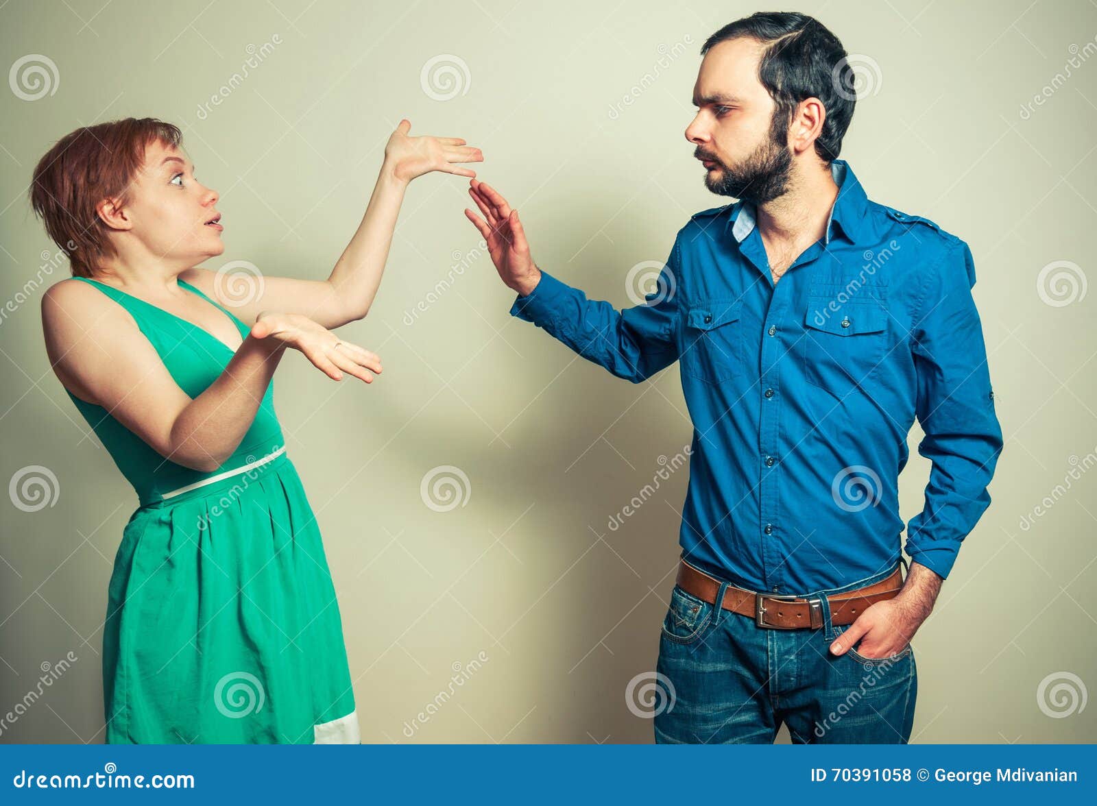 Man arguing with woman stock photo. Image of people, scream - 70391058