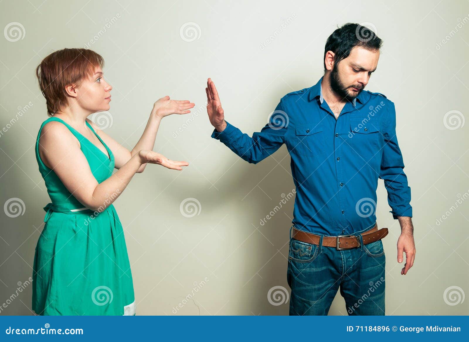 Man arguing with woman stock photo. Image of annoyed - 71184896