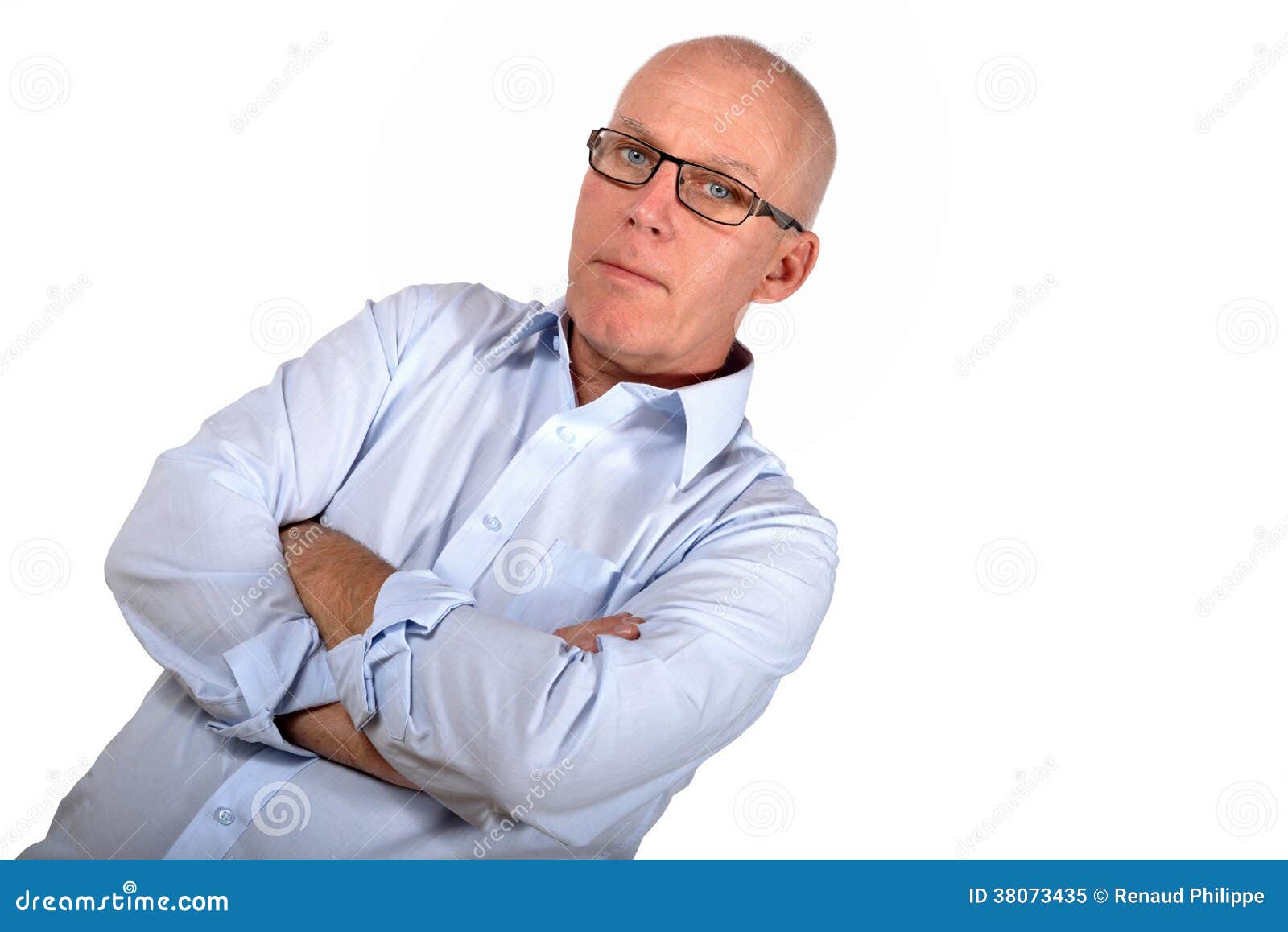 Man with arms crossed stock image. Image of standing - 38073435