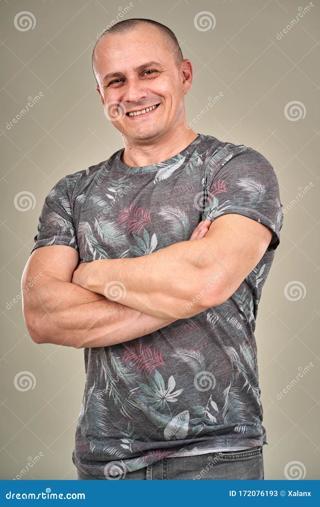 Man with Arms Folded Closeup Stock Image - Image of friendly, adult ... Man with Arms Folded Closeup Stock Image - Image of friendly, adult ...