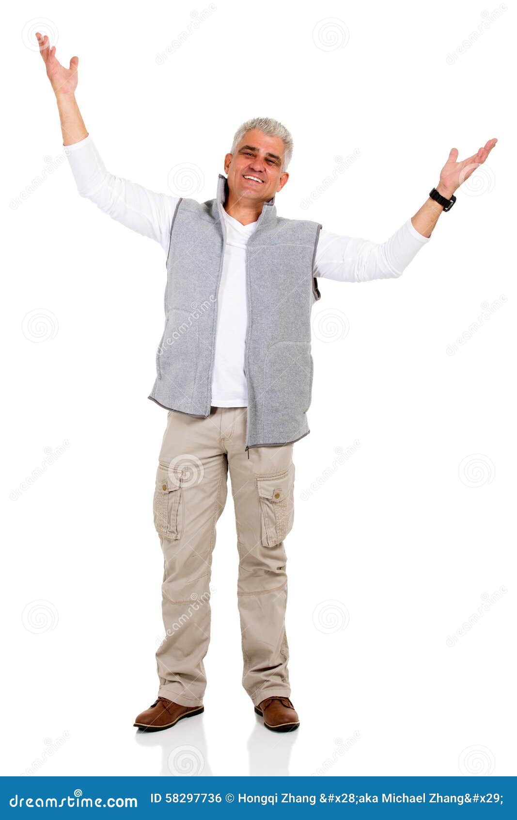 Man arms open stock photo. Image of confident, full, modern - 58297736