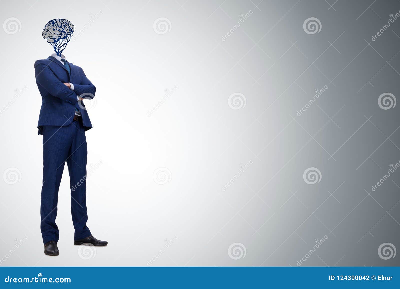 The Man in Artificial Intelligence Concept Stock Photo - Image of ...