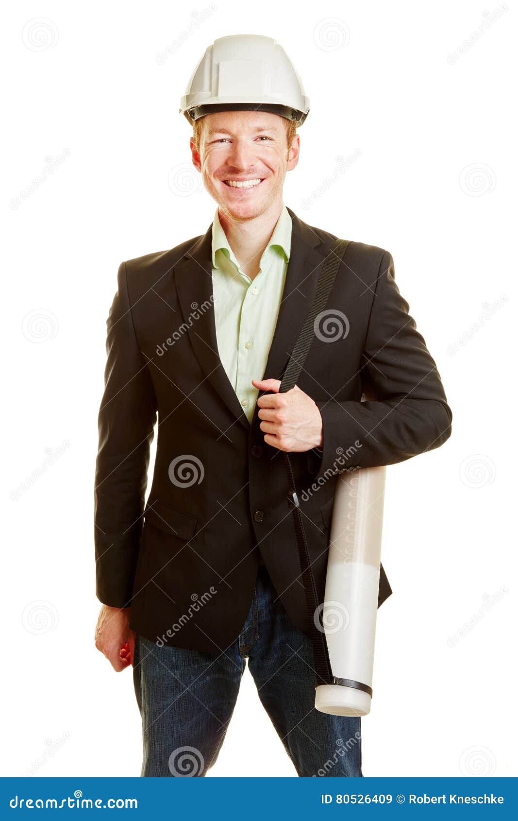 Man As an Architect or a Civil Engineer Stock Image - Image of engineer ...