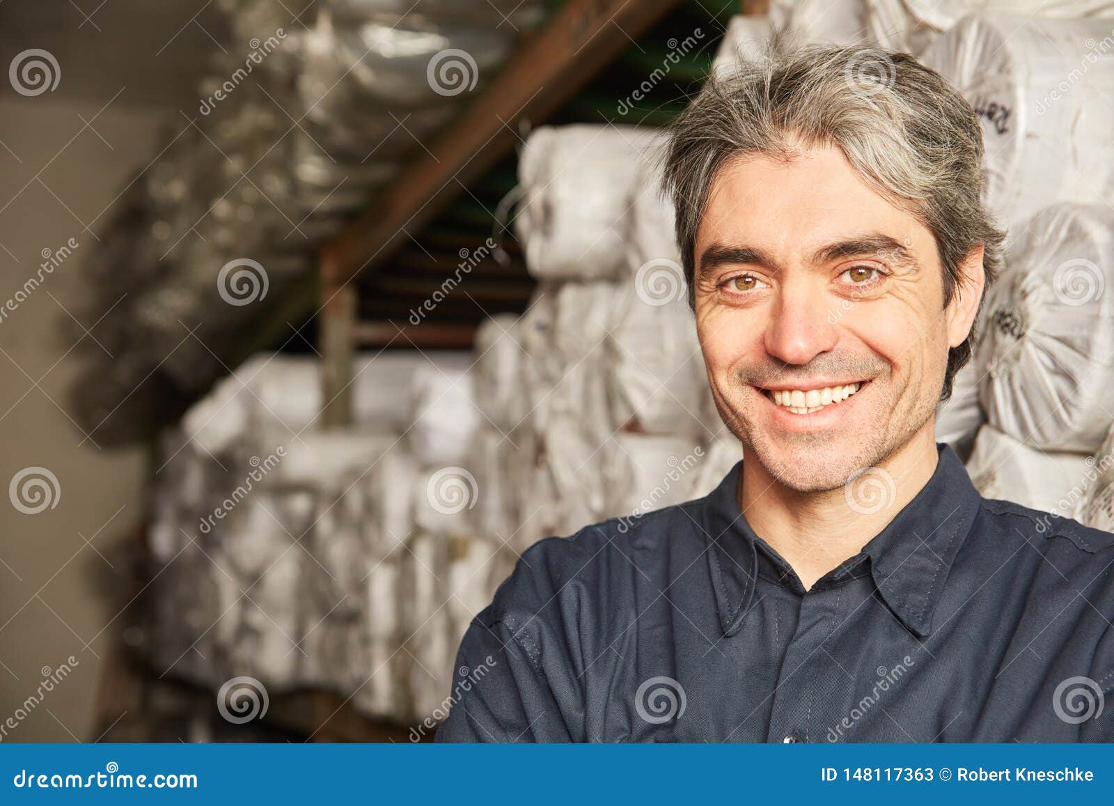 Man As a Warehouse Logistics Manager Stock Image - Image of wholesale ...