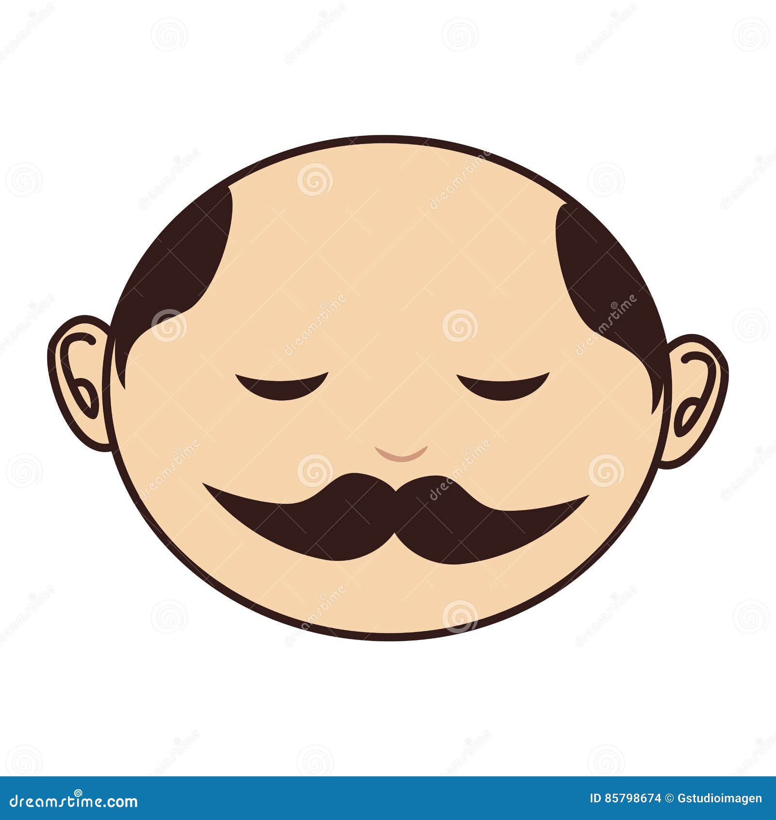 Man asian face icon stock vector. Illustration of people - 85798674