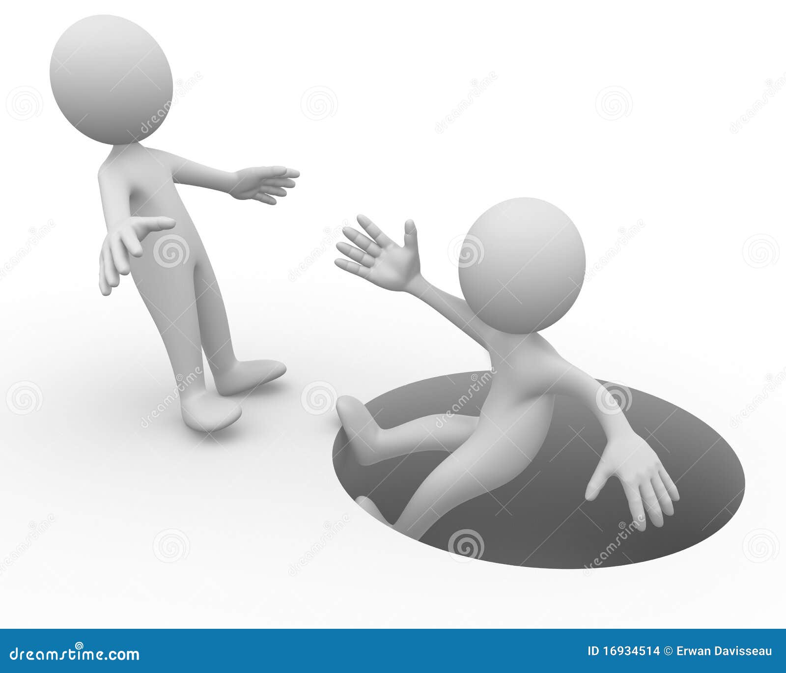 Man asking for help stock illustration. Illustration of grey - 16934514