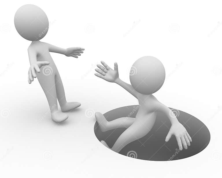 Man asking for help stock illustration. Illustration of grey - 16934514