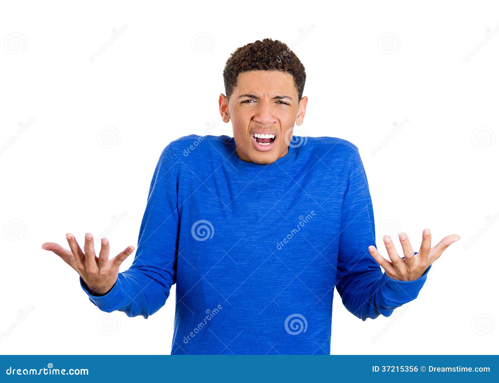 Man Asking What S the Problem Stock Photo - Image of clueless, egyptian ...