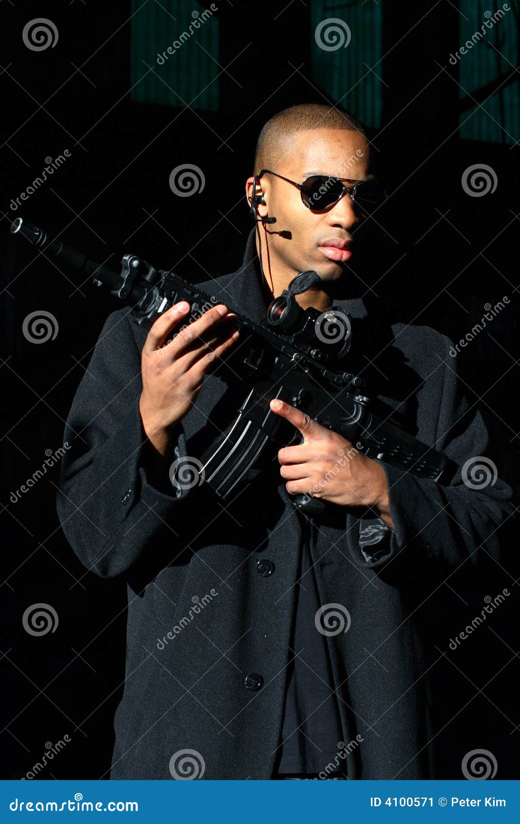 Man with assault rifle stock image. Image of agent, rifle - 4100571 Man with assault rifle stock image. Image of agent, rifle - 4100571