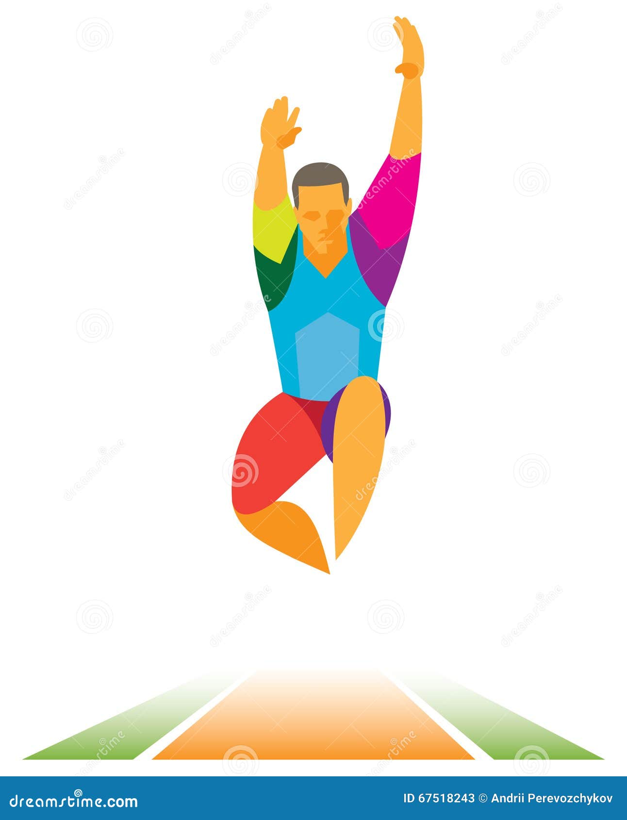 Clipart long jump