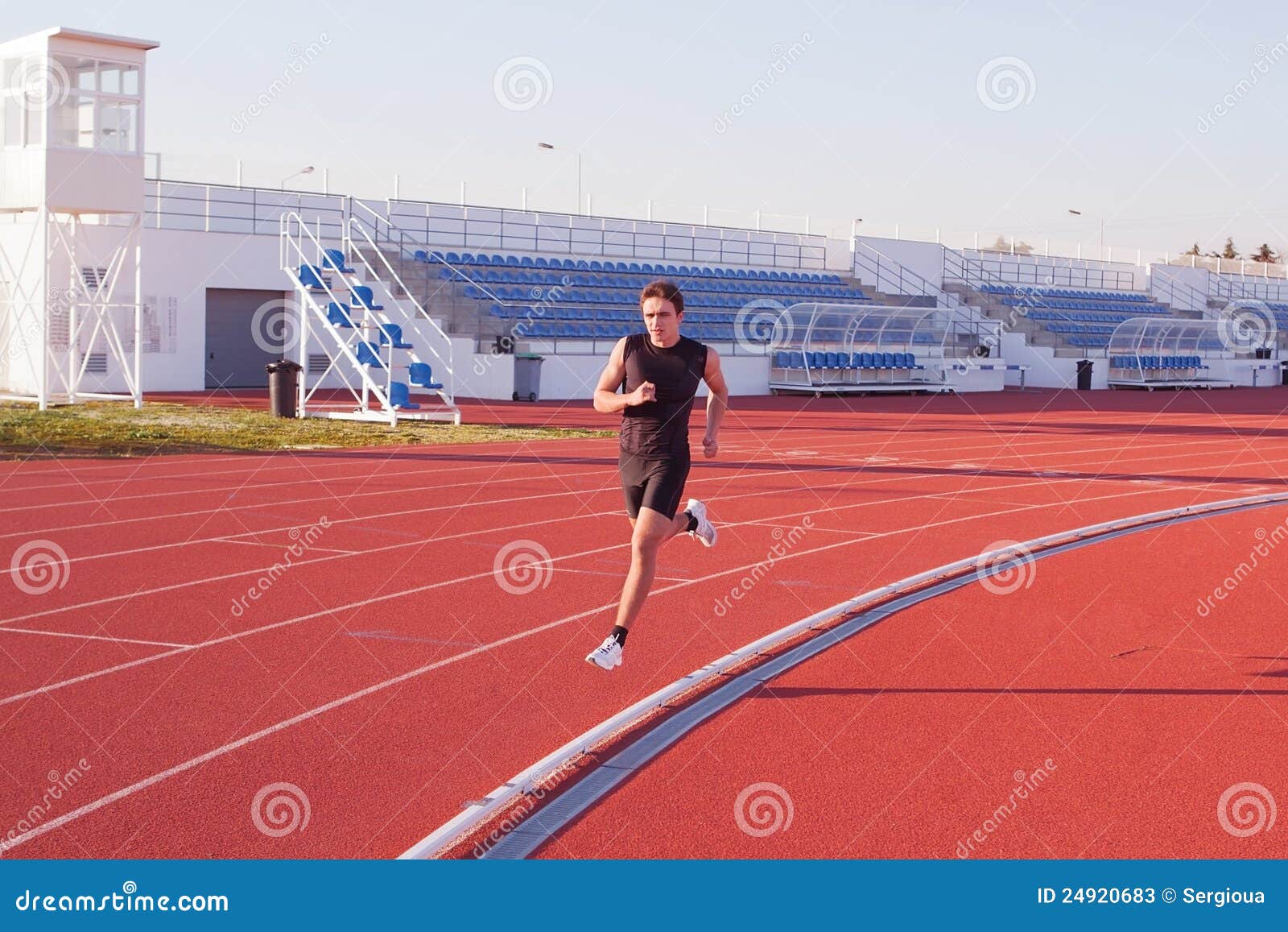Man athlete run. stock image. Image of rostrum, fitness - 24920683