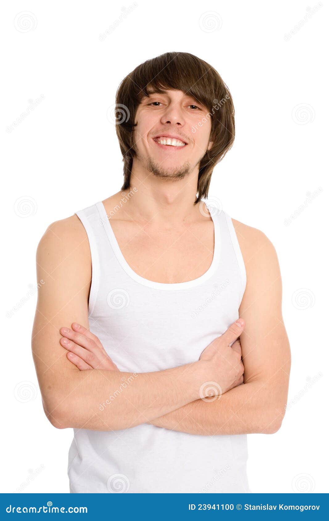 Man of athletic build stock photo. Image of person, leisure - 23941100