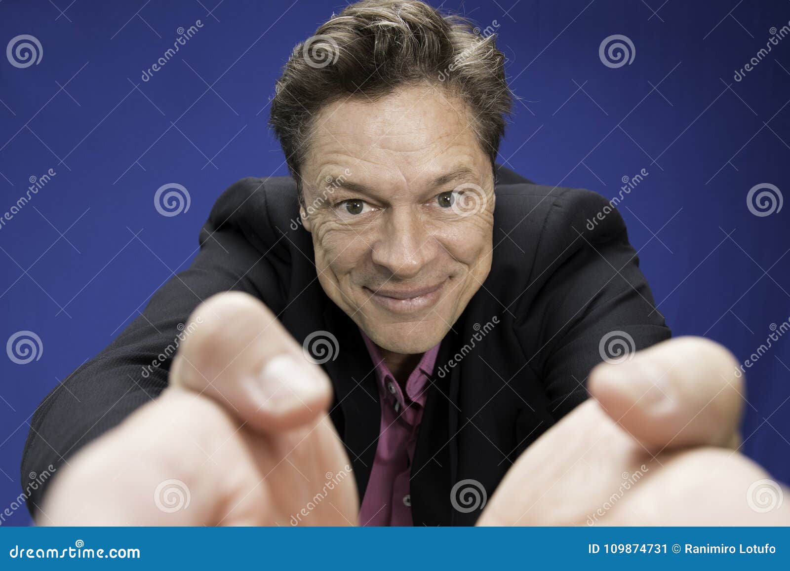 Man with Attitude of Live To Overcome Obstacles Stock Image - Image of ...