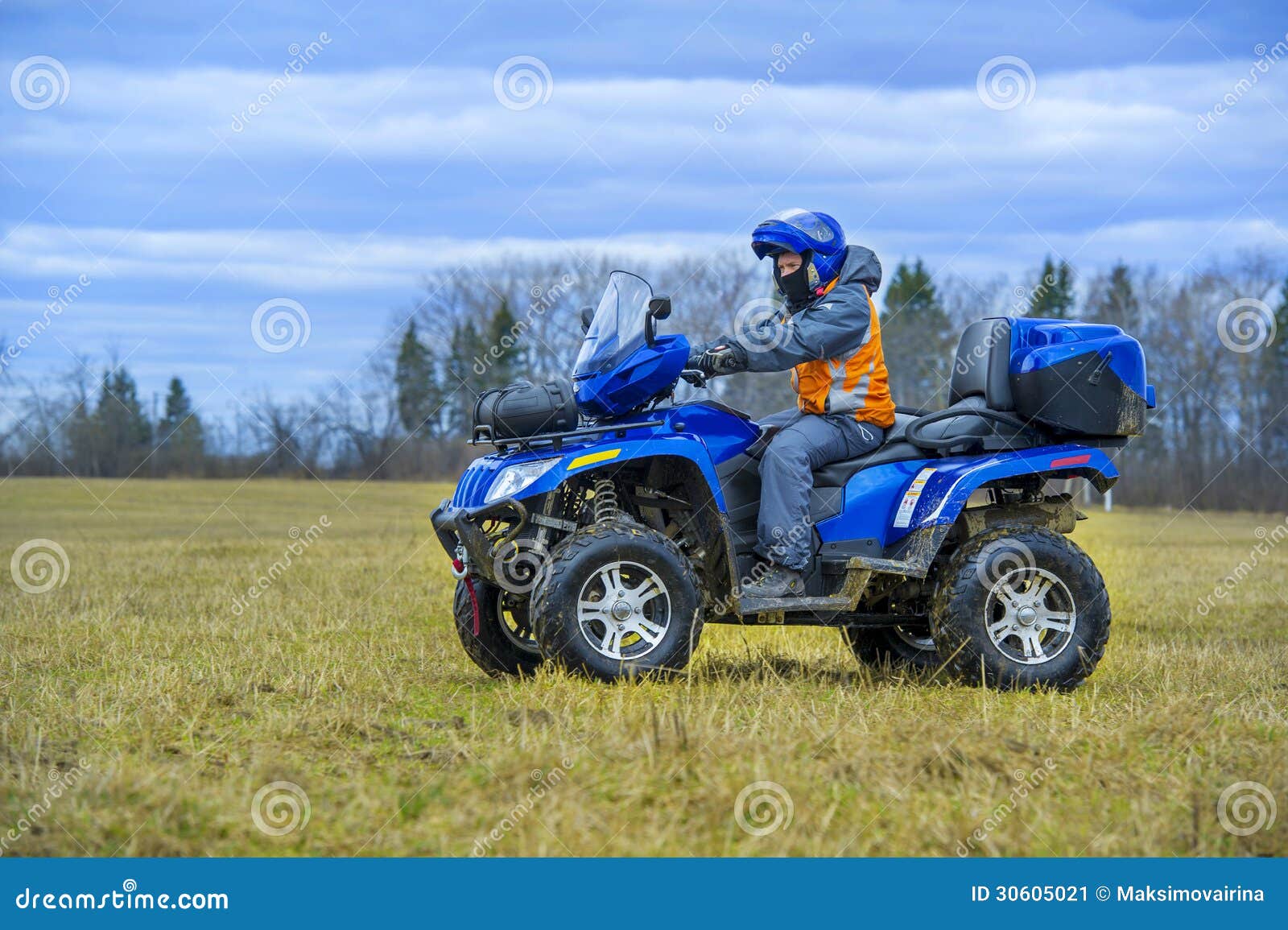 Man on ATV stock image. Image of vacation, energy, adventure - 30605021