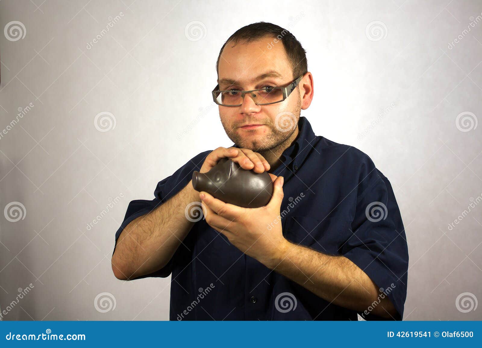 Man with Austerities of Lives Stock Image - Image of cash, studio: 42619541