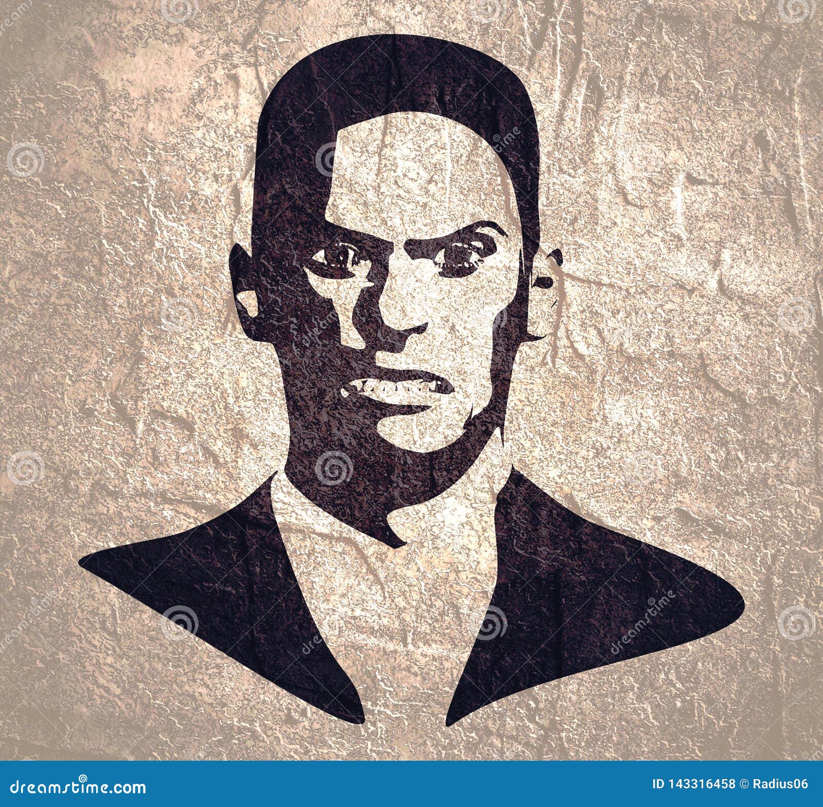 Man avatar front view. stock illustration. Illustration of casual ...