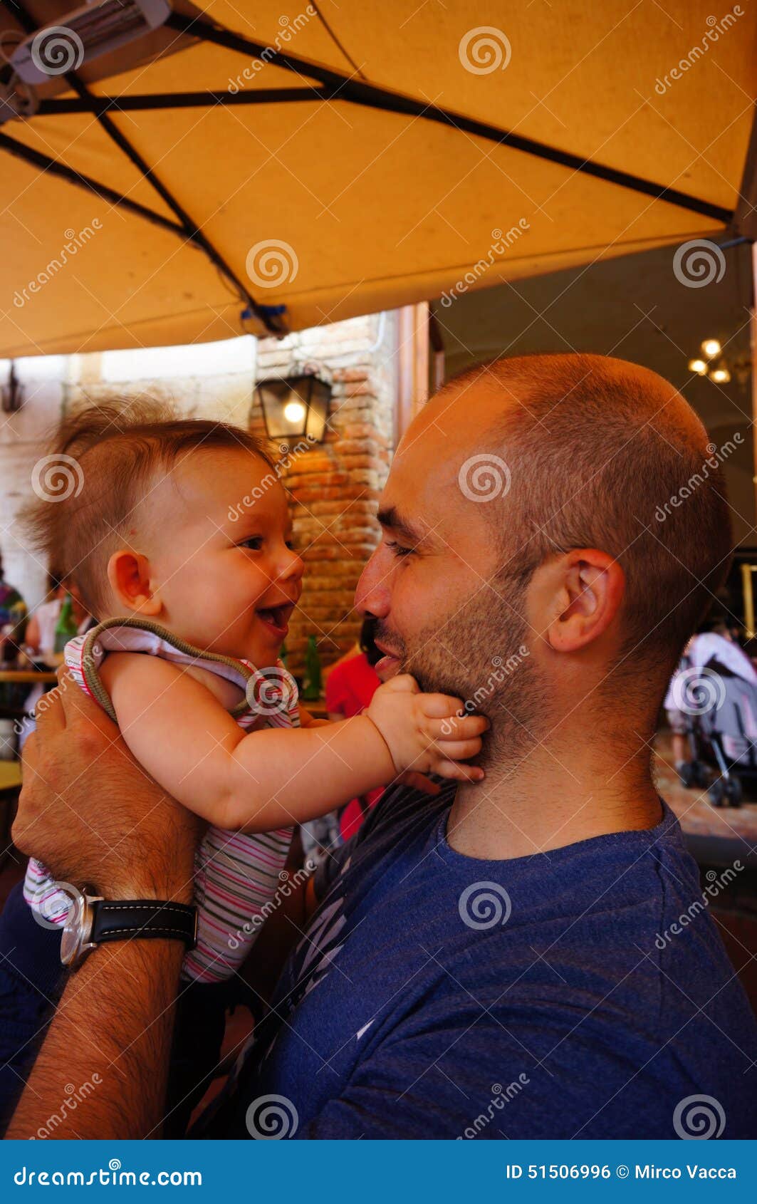 Man and baby stock photo. Image of father, chold, baby - 51506996