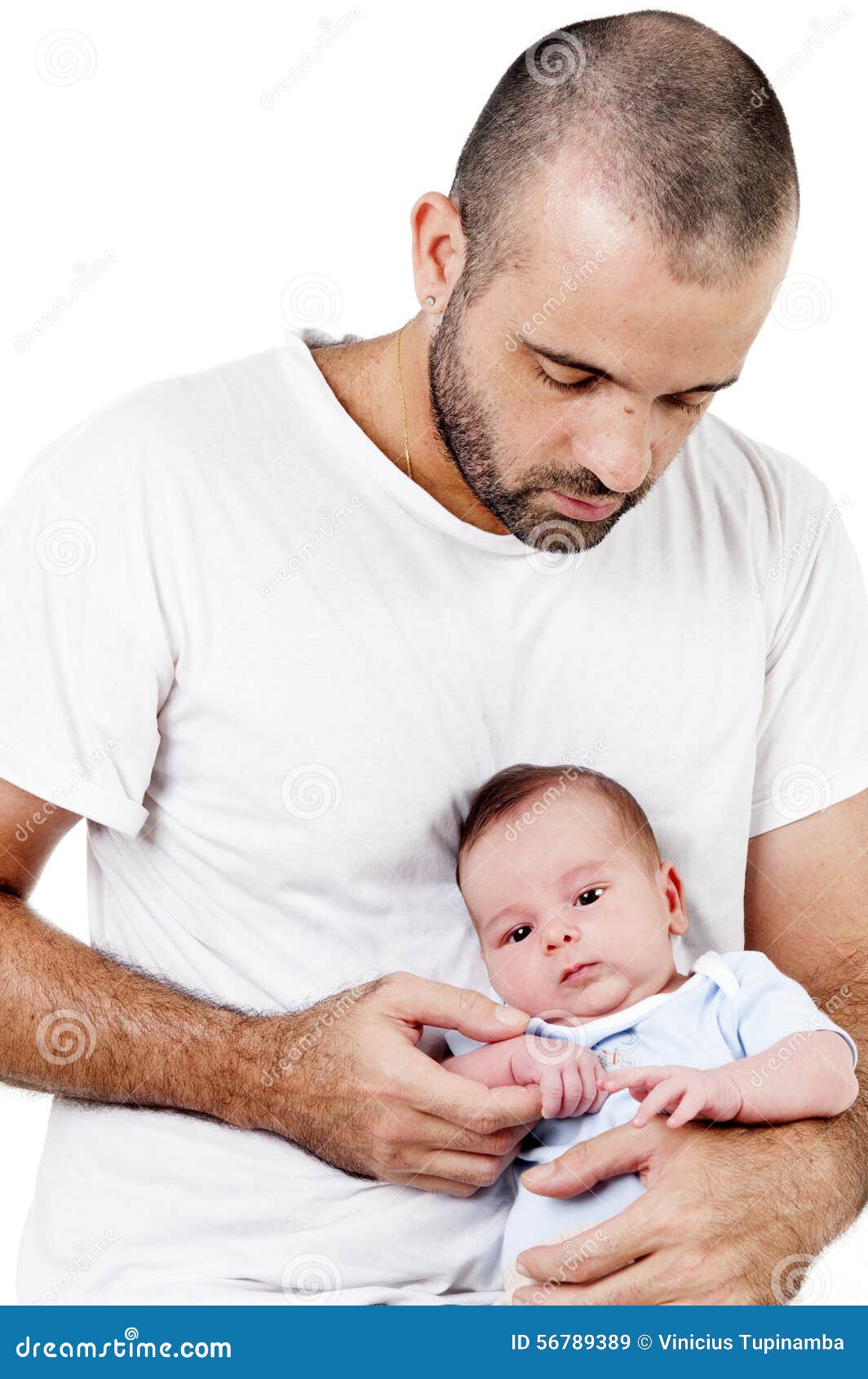 Man and Baby stock image. Image of funny, small, cute - 56789389