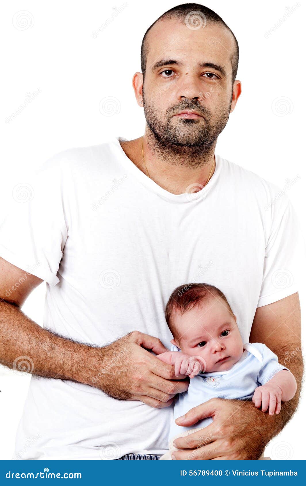 Man and Baby stock photo. Image of small, infant, uncle - 56789400