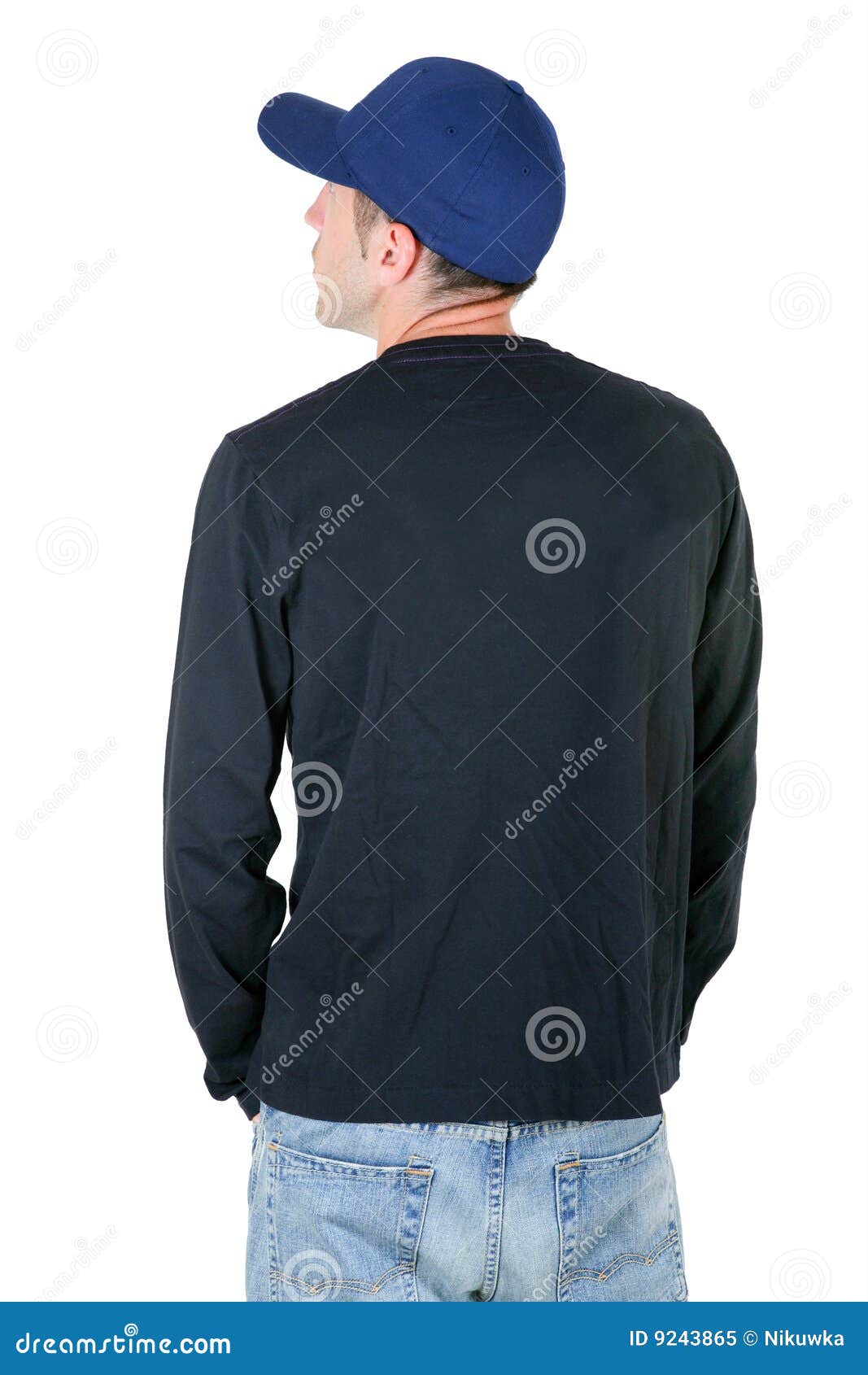 Man from the back stock image. Image of people, caucasian - 9243865