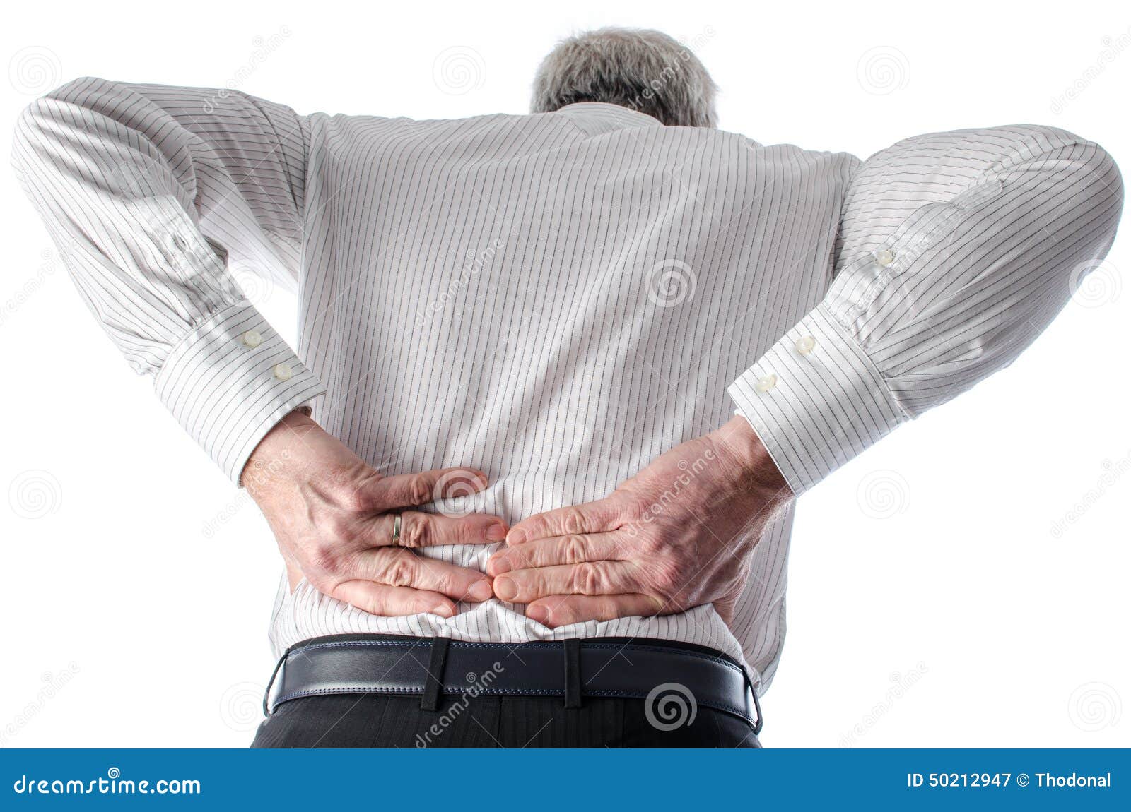 Man with back pain stock image. Image of caucasian, hand - 50212947