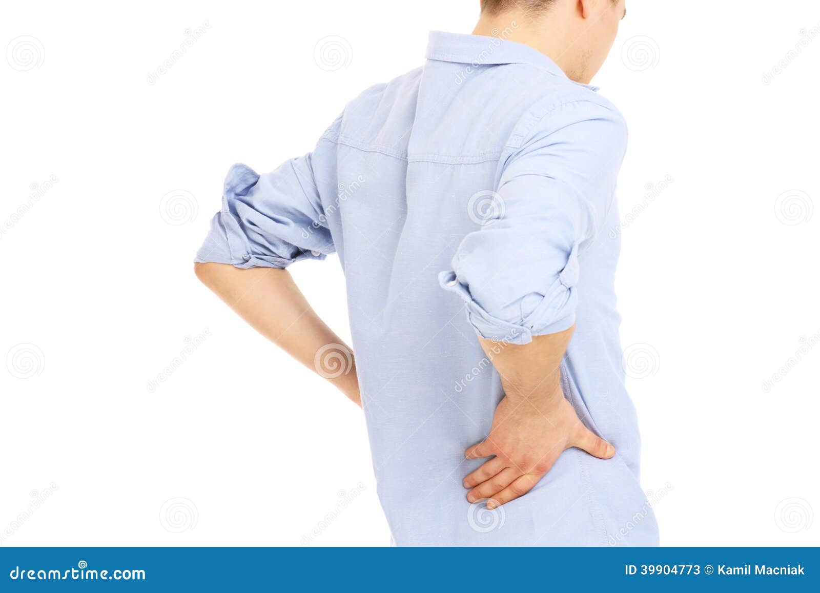 Man back pain stock image. Image of spine, osteochondrosis - 39904773