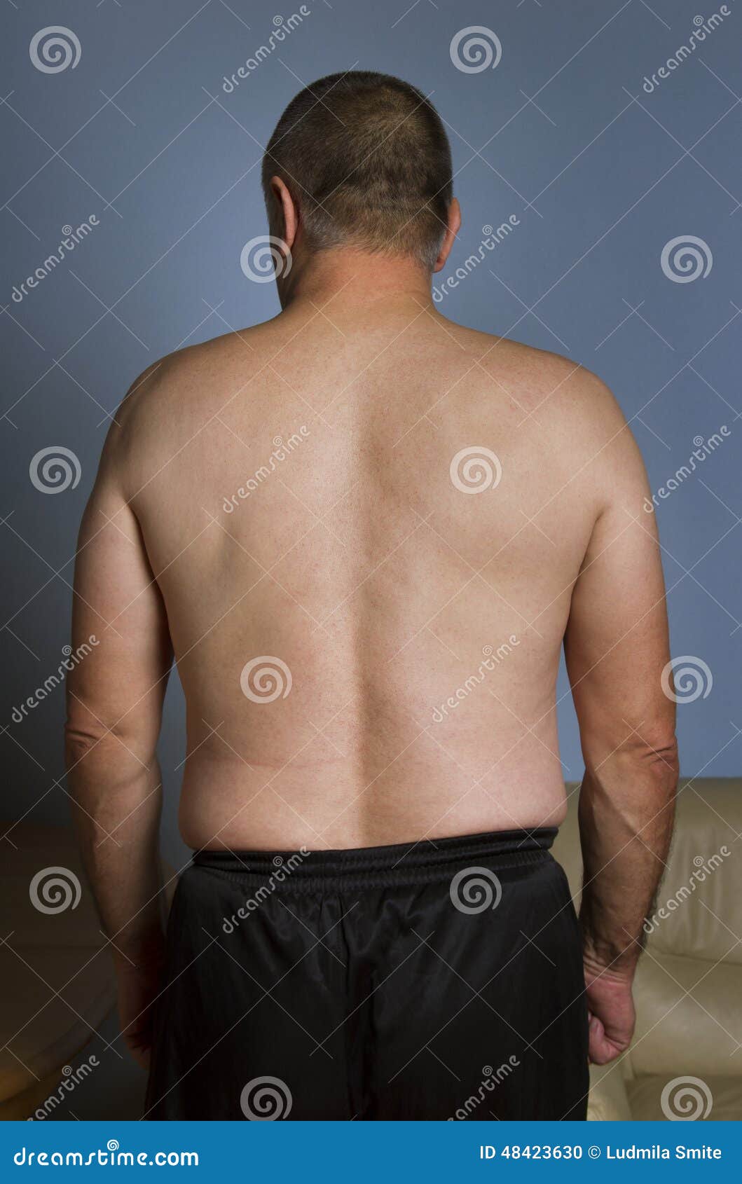 Man from the back. stock photo. Image of medical, physiotherapy - 48423630