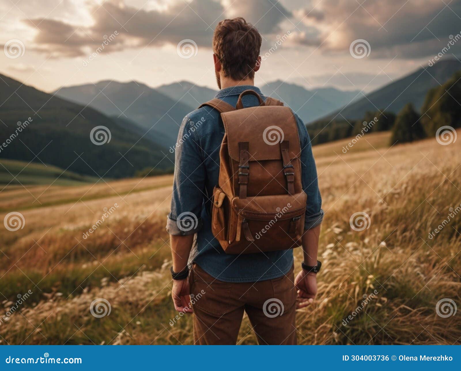 Person with backpack stock illustration. Illustration of backpack ...