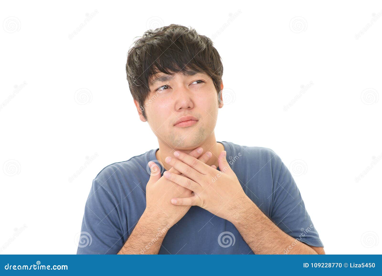 Man with a bad cold stock photo. Image of people, health - 109228770