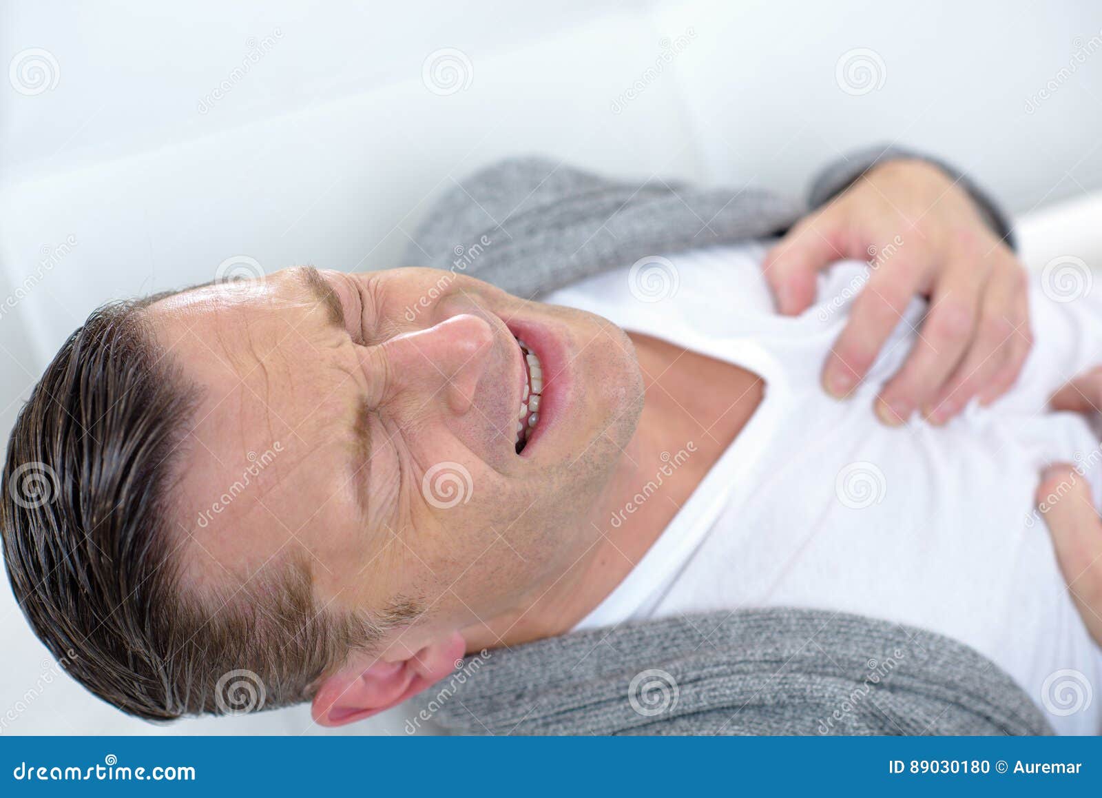 Man with bad heart stock photo. Image of sickness, death - 89030180