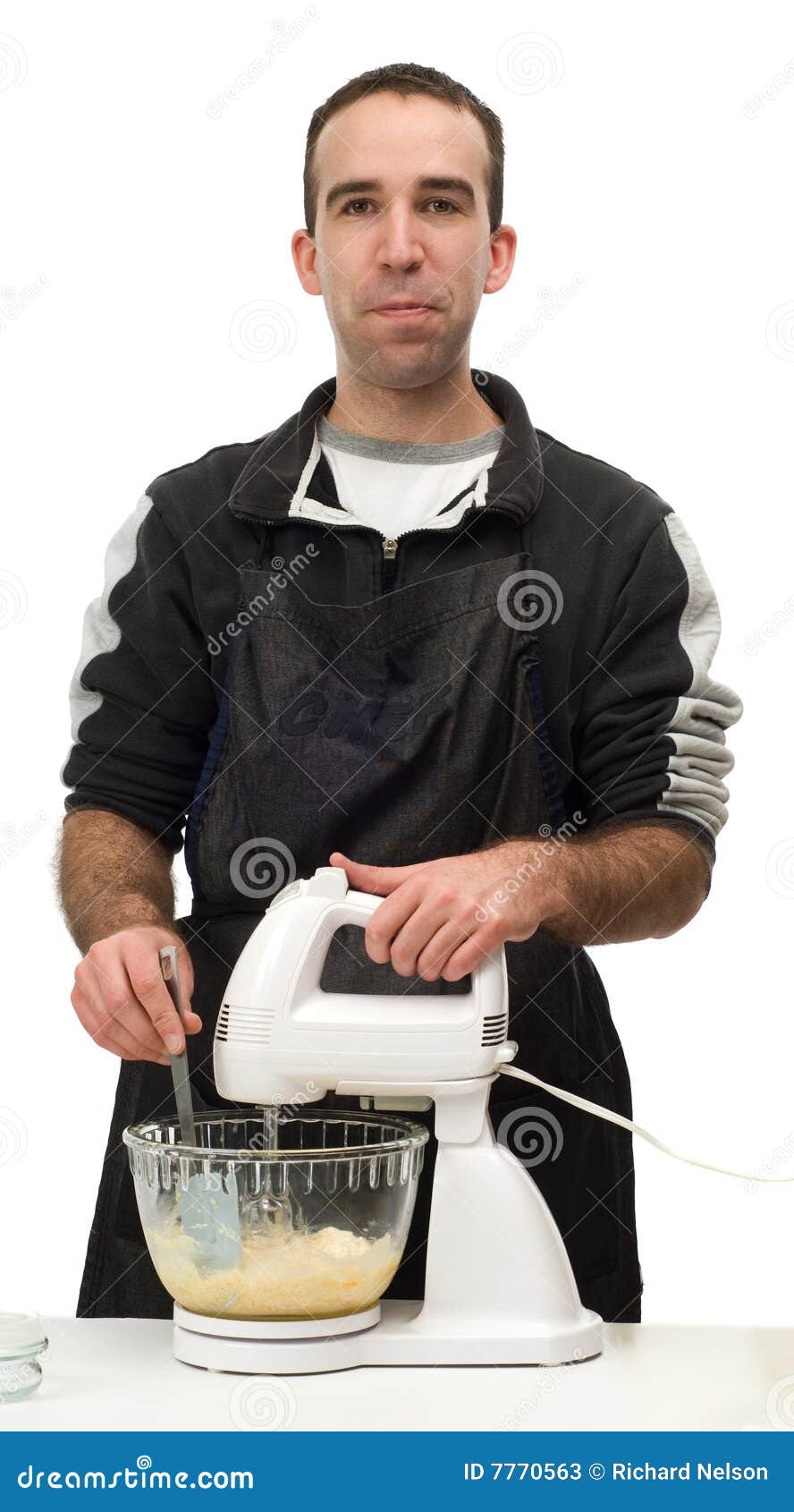 Man Baking Cookies stock image. Image of activity, kitchen - 7770563
