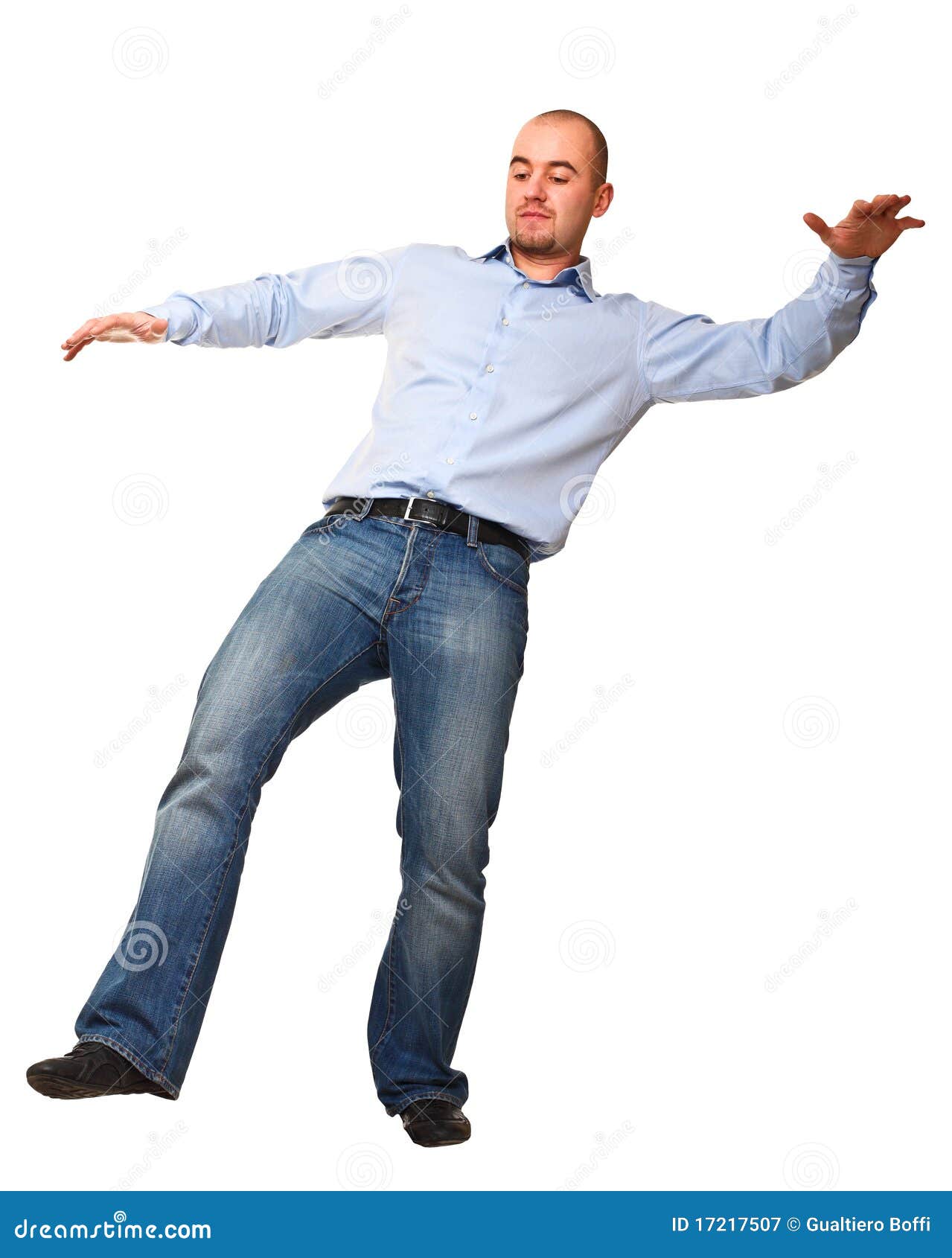 Man and balance stock image. Image of person, walk, balance - 17217507