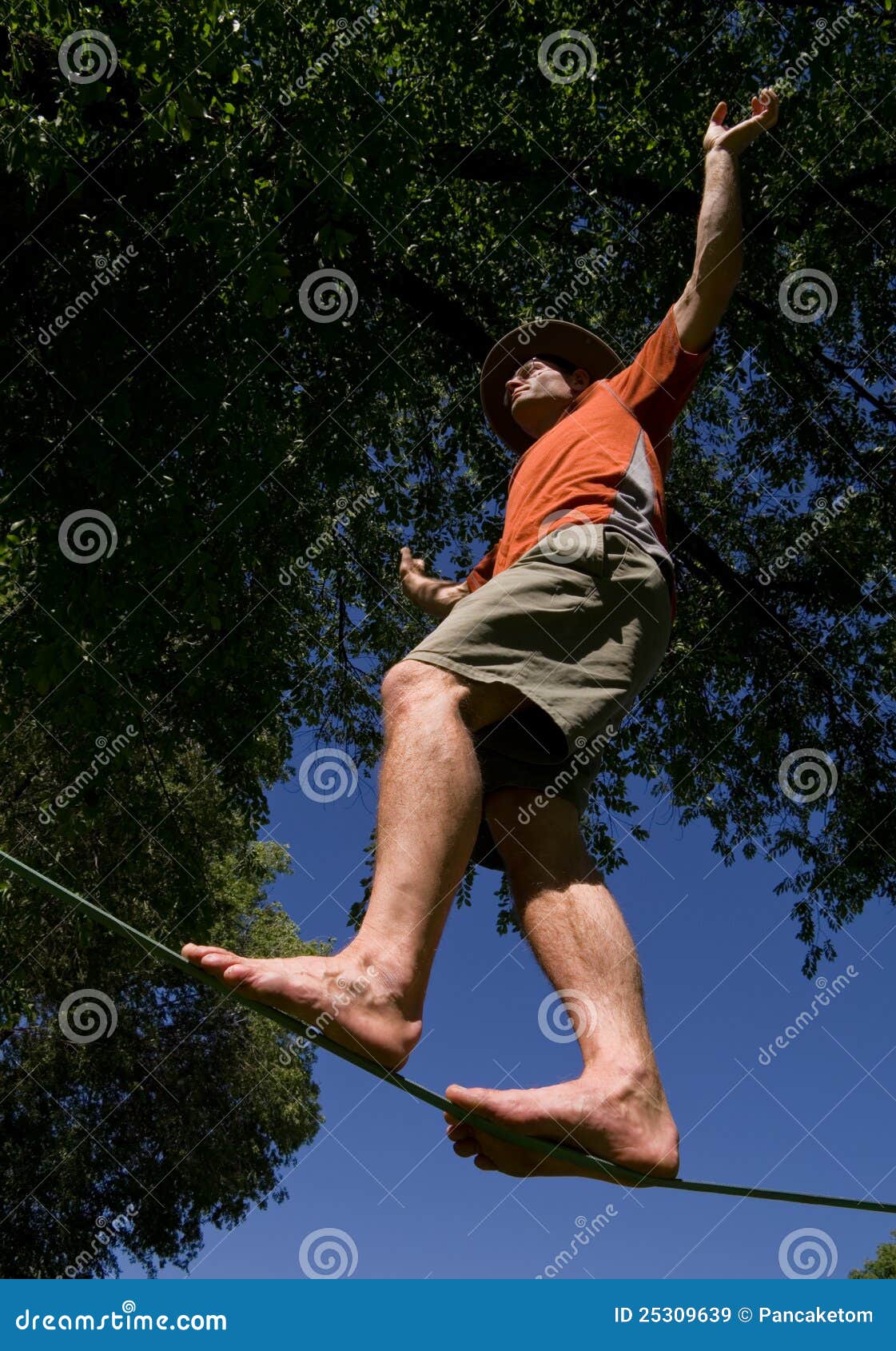 Man Balancing Royalty Free Stock Images - Image: 25309639