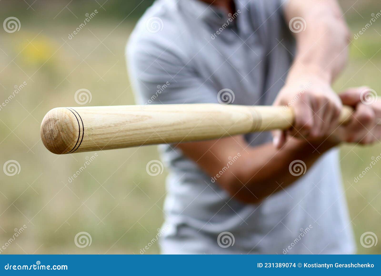 Man with Baseball Bat Playing Baseball Sport Concept Stock Photo ...