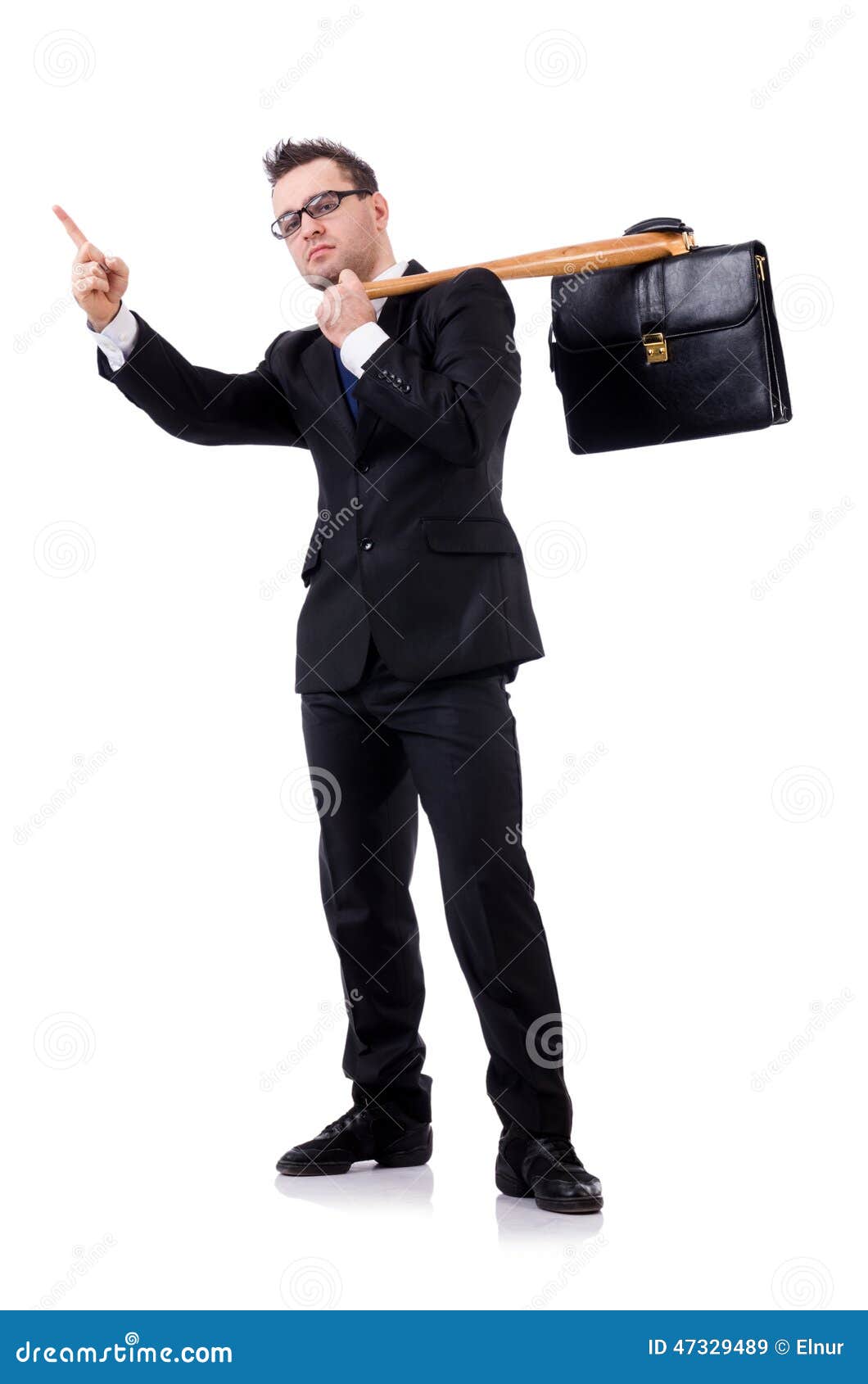 Man with Baseball Bat Isolated Stock Image - Image of background ...