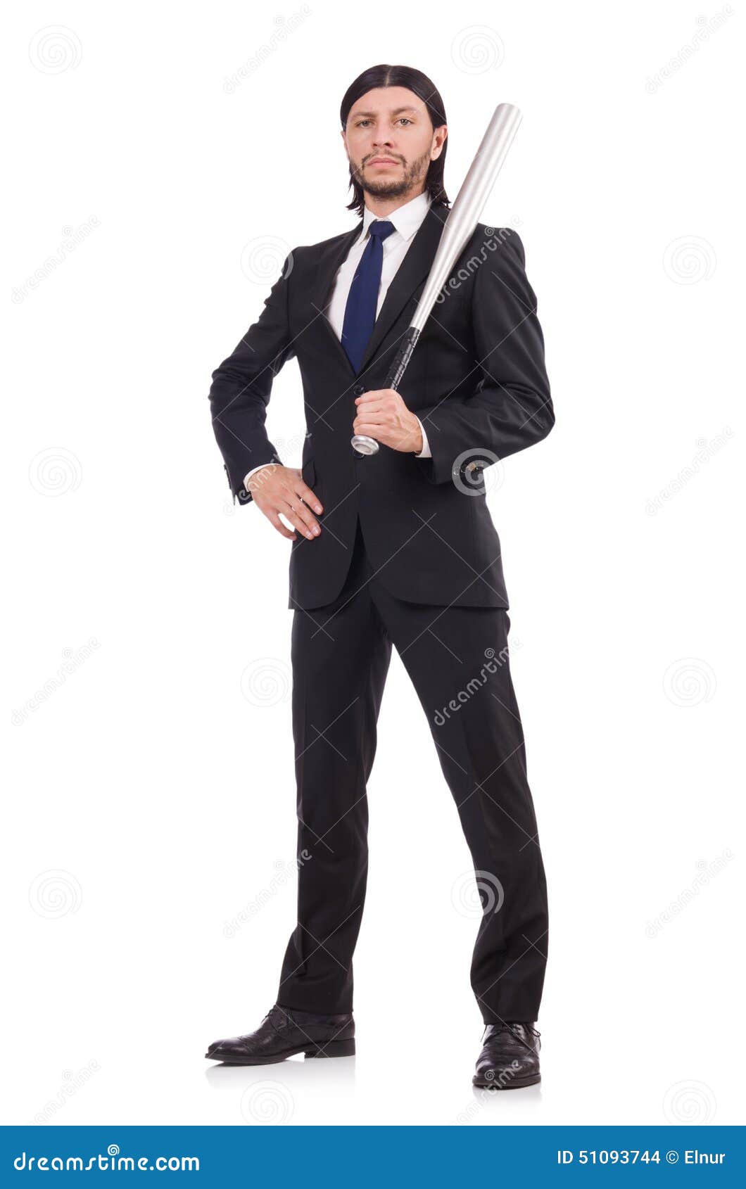 Man with baseball bat stock photo. Image of angry, nerd - 51093744