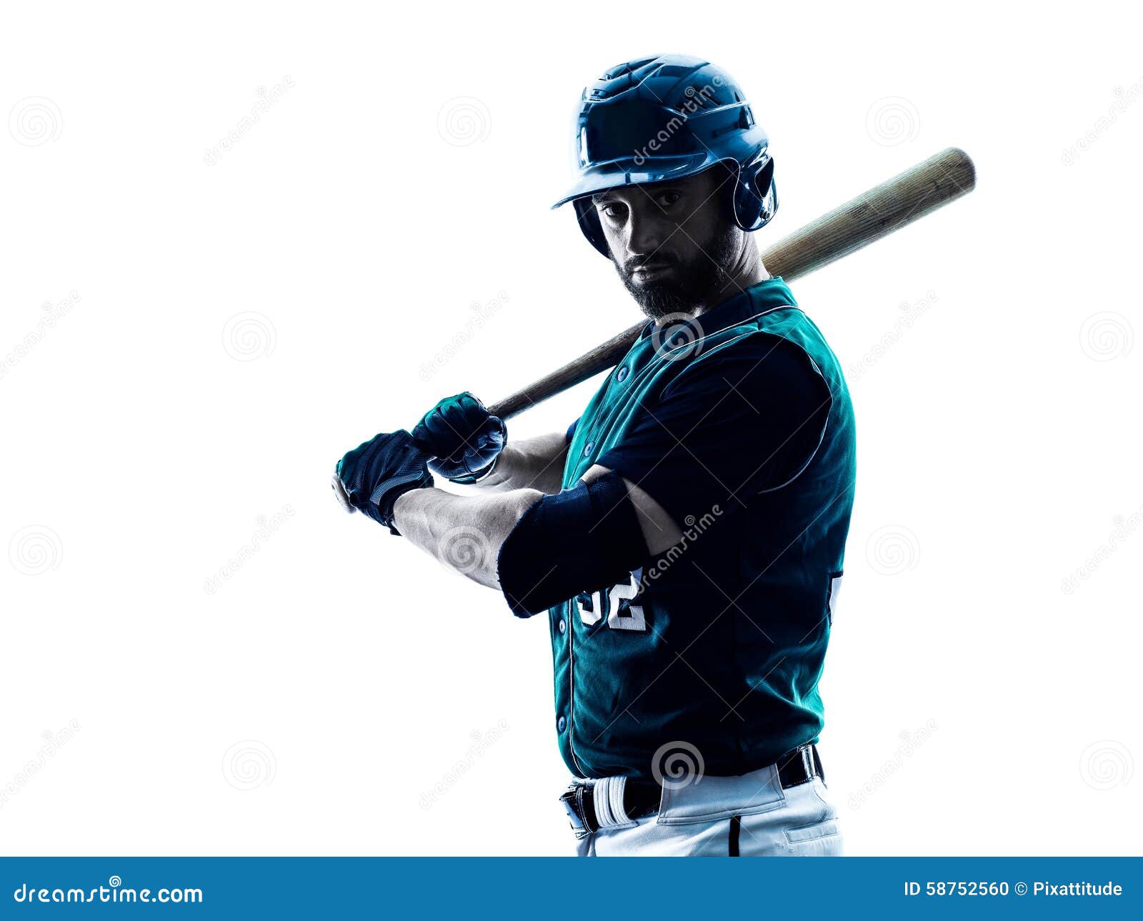 Man Baseball Player Silhouette Isolated Stock Photo - Image of isolated ...