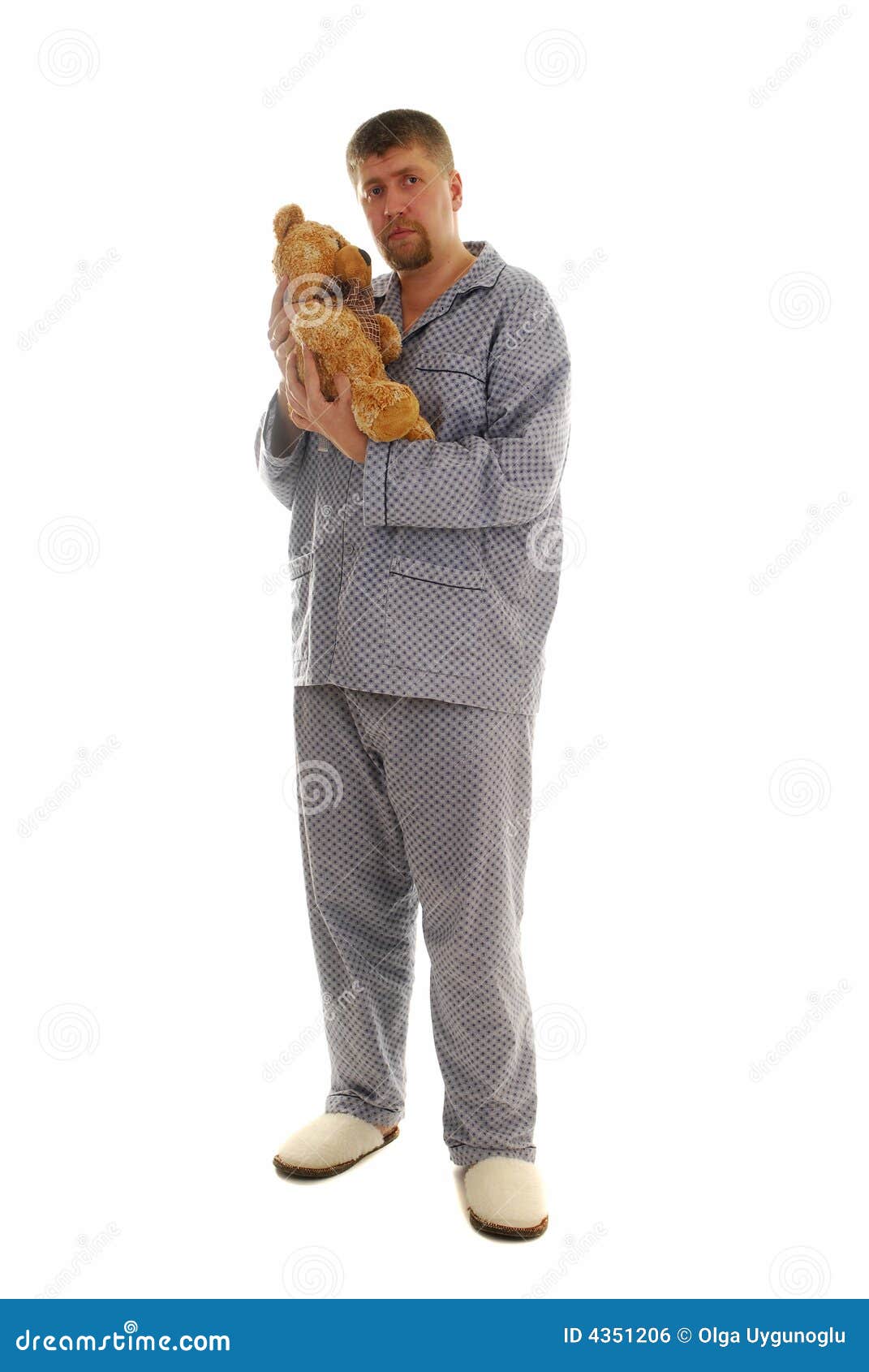 Man And Bear Picture. Image: 4351206