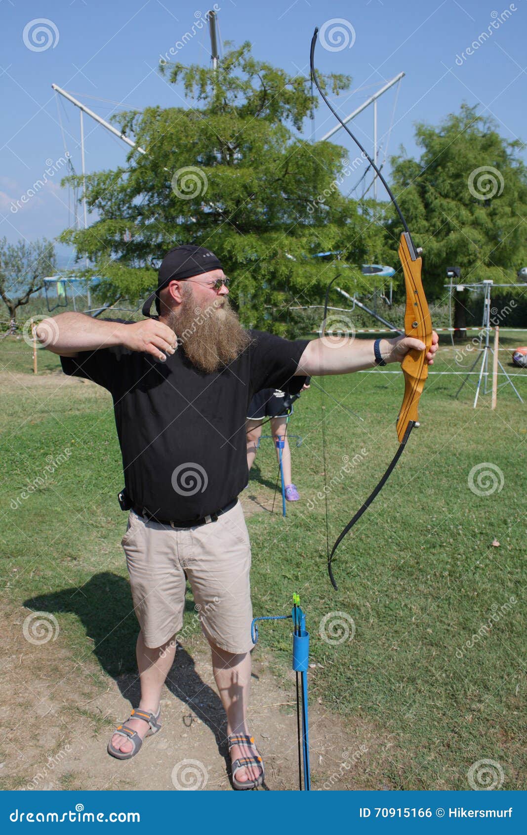 Man with beard stock photo. Image of pattern, arms, glasses - 70915166