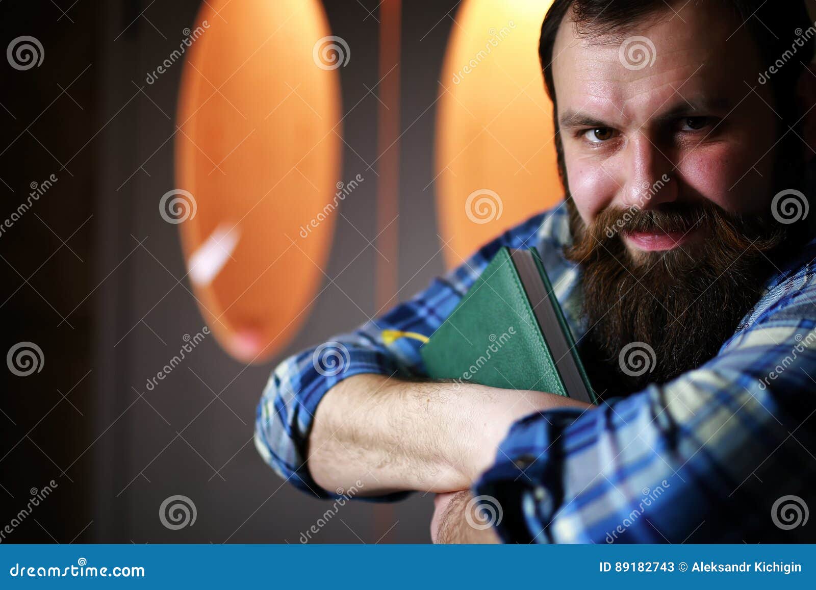 Man bearded read book stock image. Image of business - 89182743