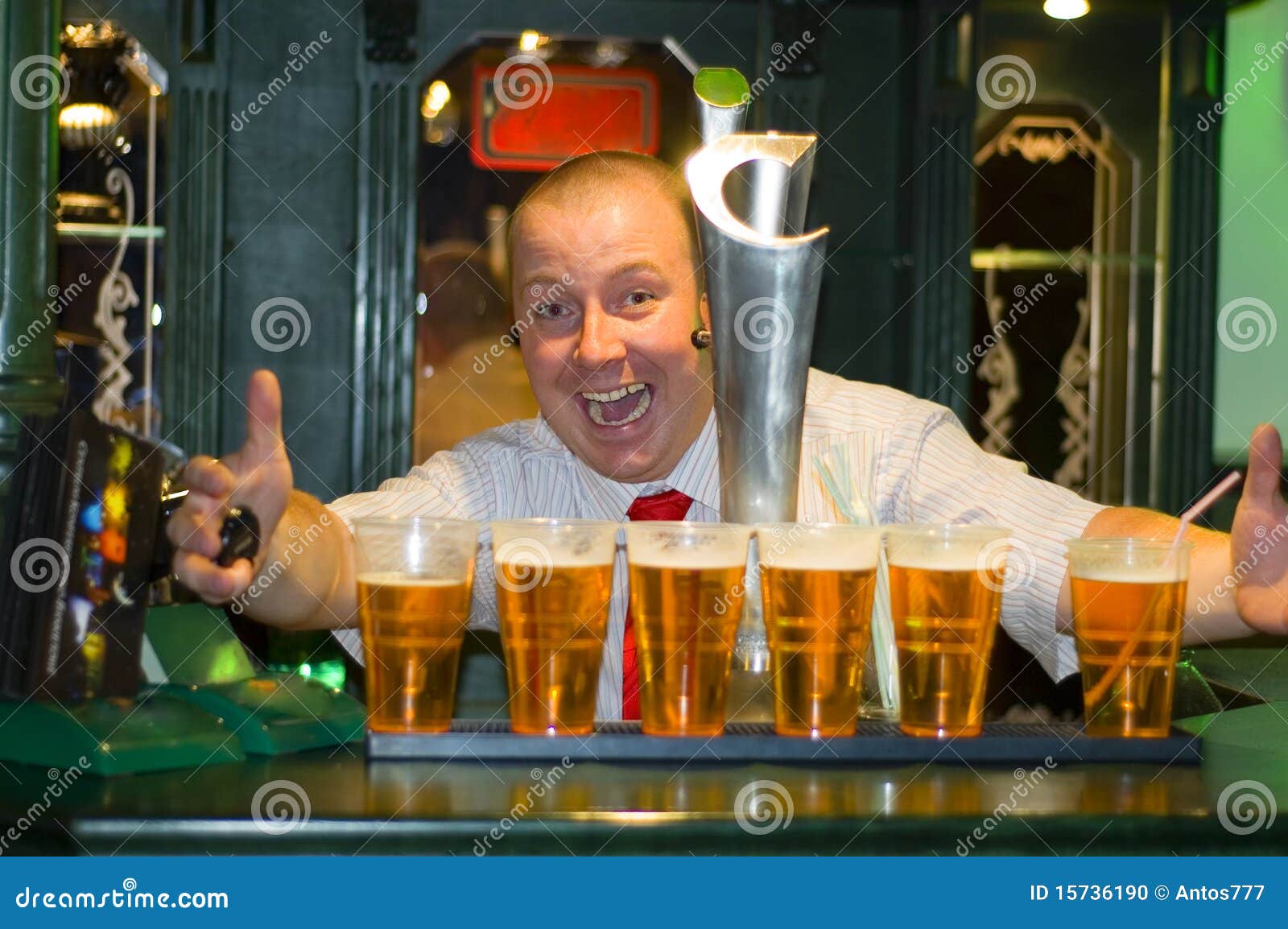 Man with beer stock photo. Image of happy, hand, alcoholism - 15736190