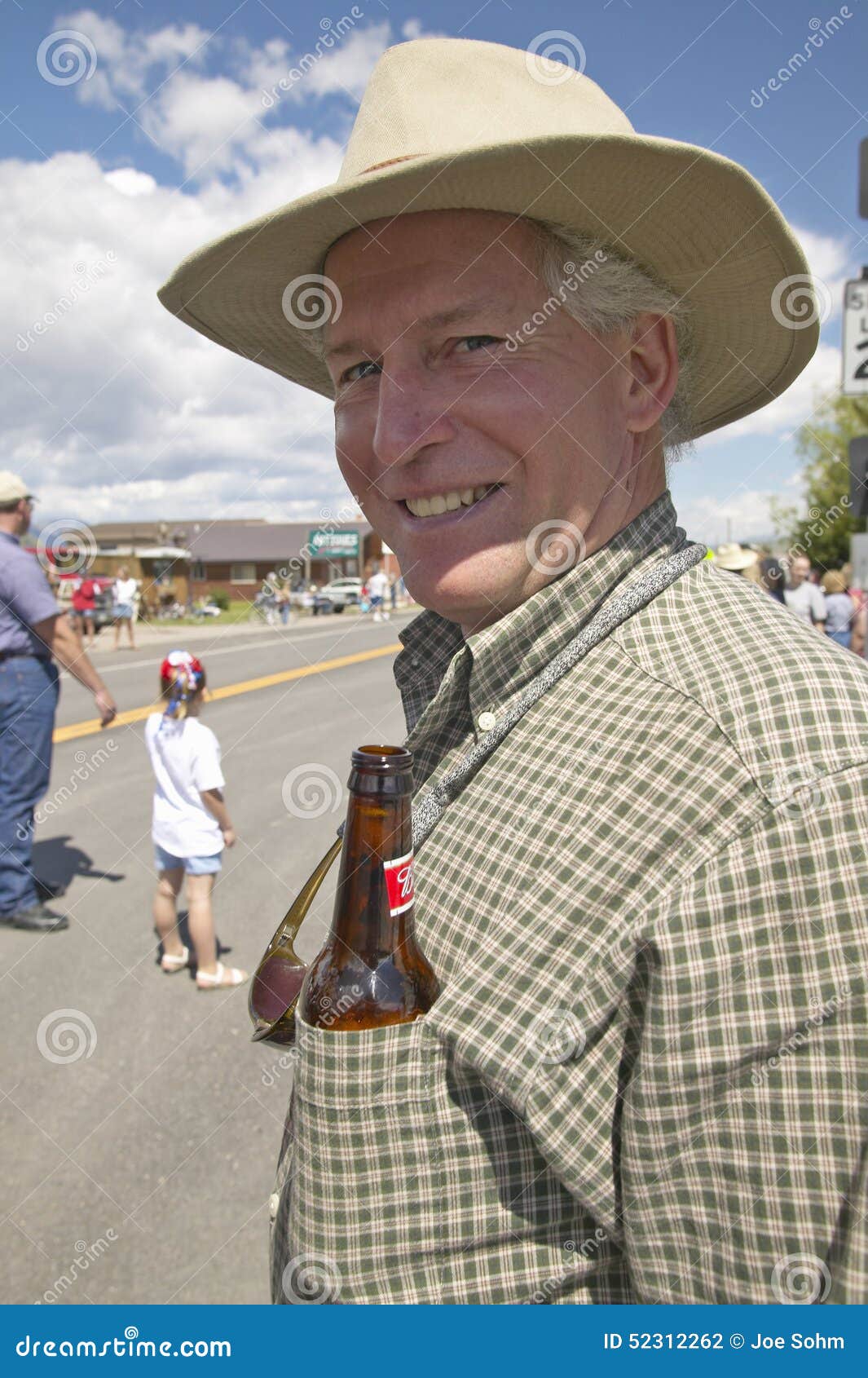 Man with a Beer in His Pocket, in Lima Montana Editorial Photography ...