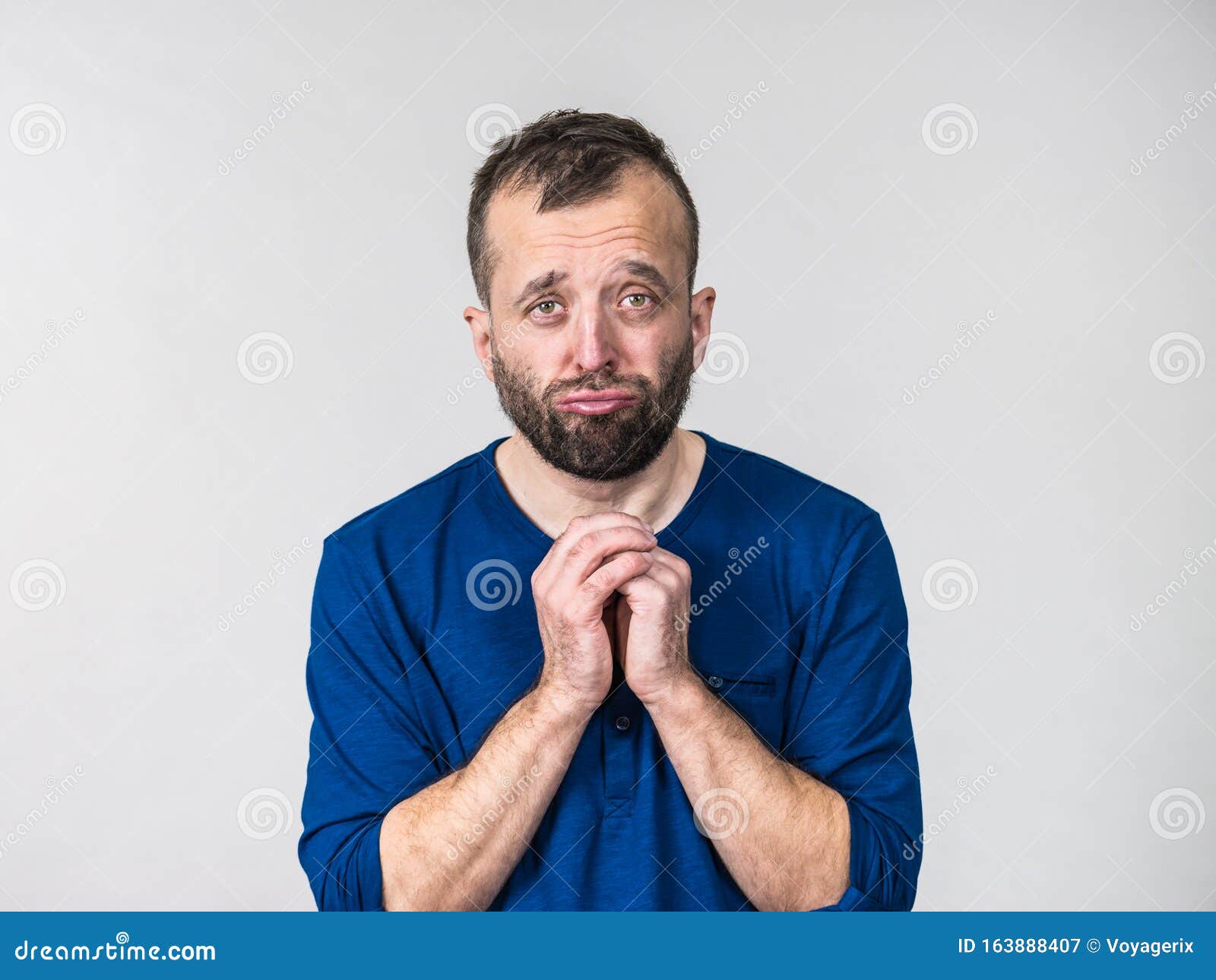 Man begging or apologizing stock image. Image of begging - 163888407