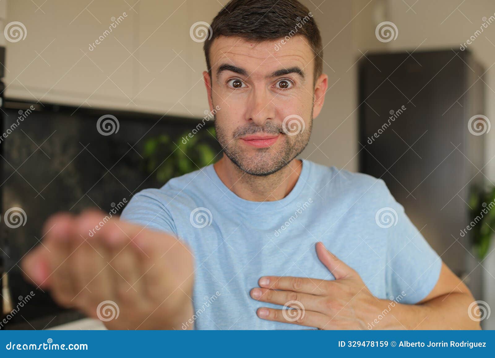 Man Begging for Something with Hand Gesture Stock Image - Image of cash ...