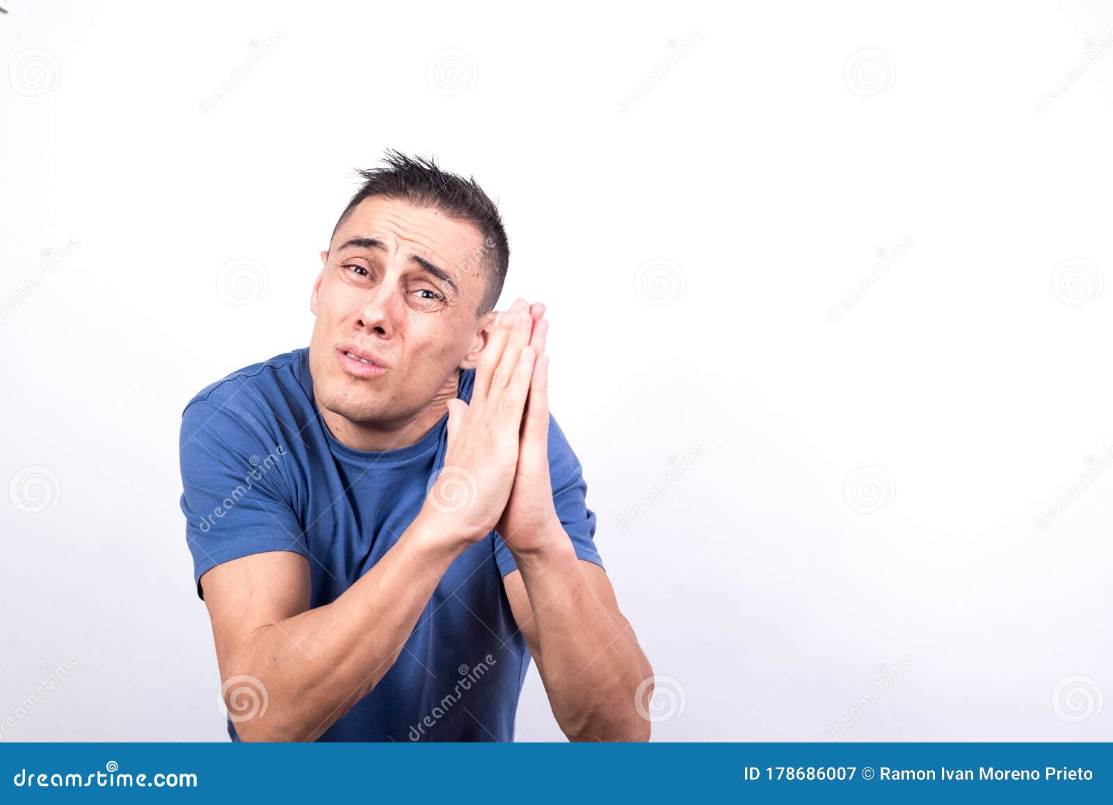 Man begging stock image. Image of caucasian, pray, supplicate - 178686007