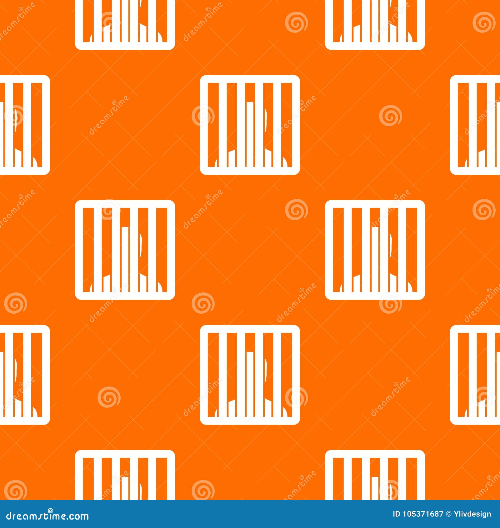 Man Behind Jail Bars Pattern Seamless Stock Vector - Illustration of ...