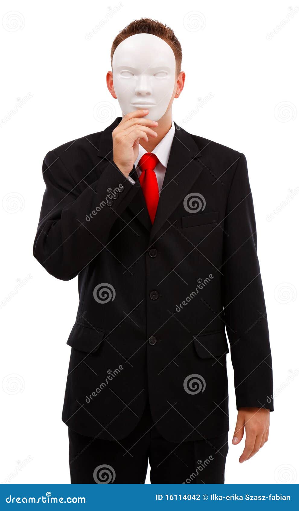 Man behind mask stock photo. Image of mask, face, blank - 16114042