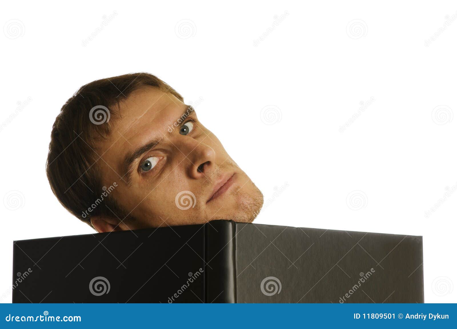 Man behind the open book stock image. Image of literature - 11809501