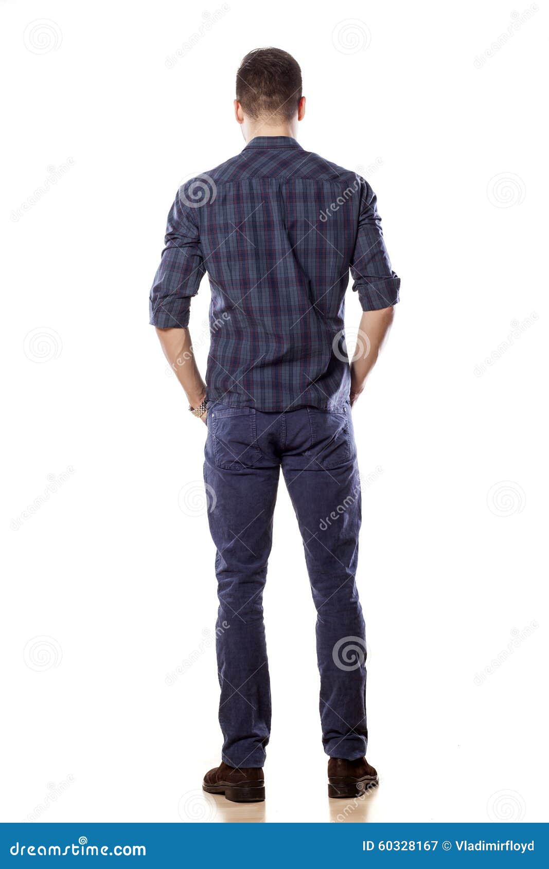 Man from behind stock image. Image of attractive, background - 60328167