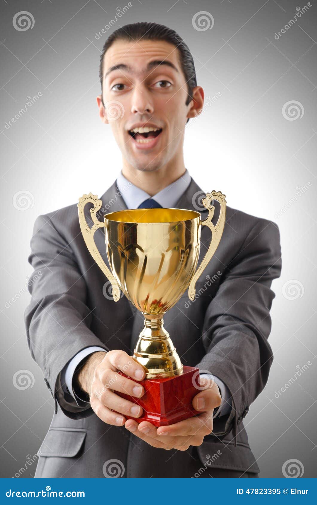 Man Being Awarded Royalty-Free Stock Photography | CartoonDealer.com ...
